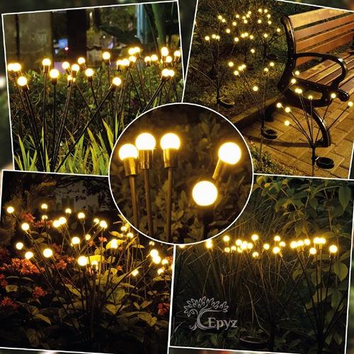 Firefly Outdoor Lights | Solar Firefly Yellow Lights