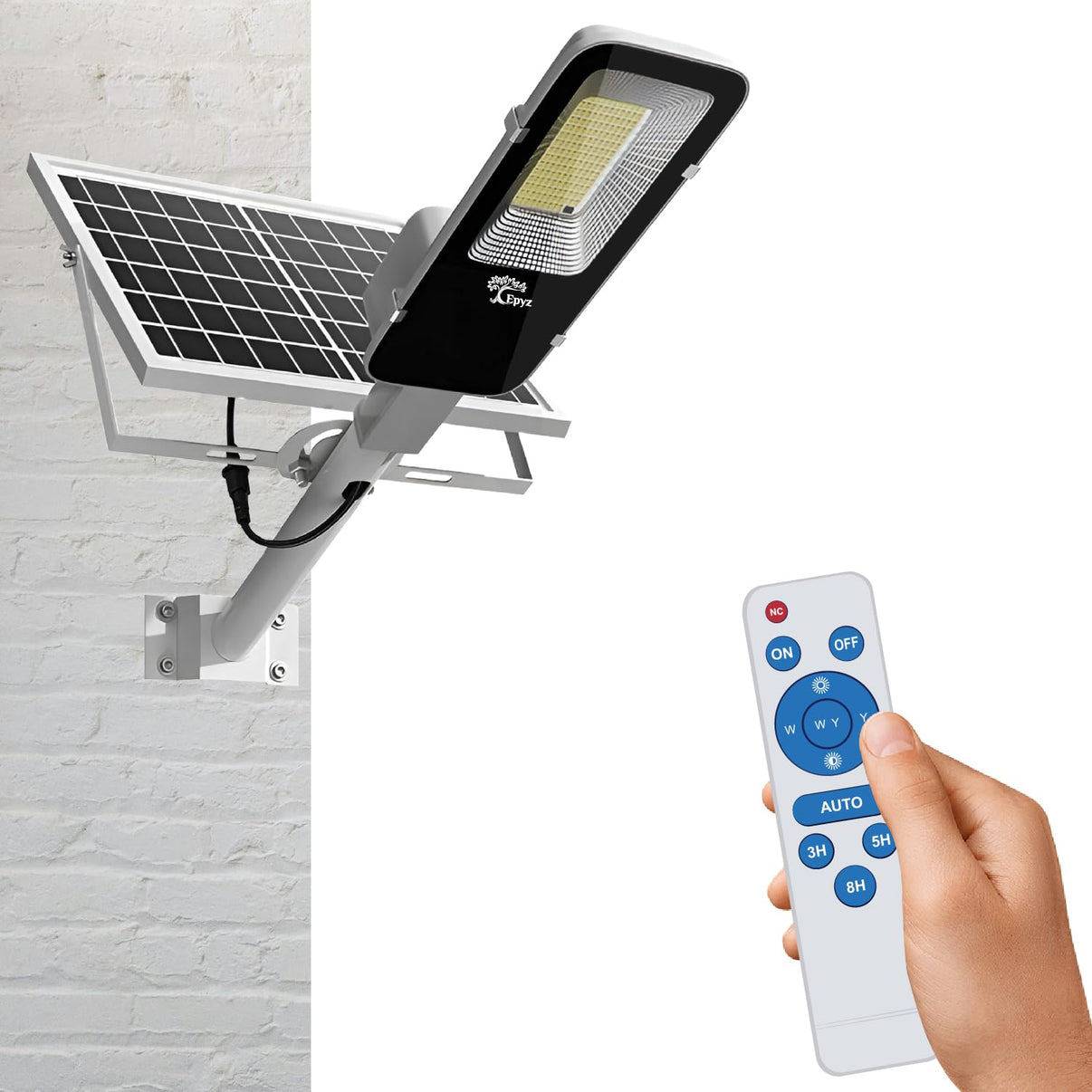 50 WATT SEMI-INTEGRATED SOLAR STREET LIGHT ALUMINIUM BODY