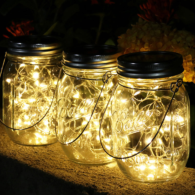 Solar Jar Lights | Glass Hanging Jar Lights – Solar For Nature