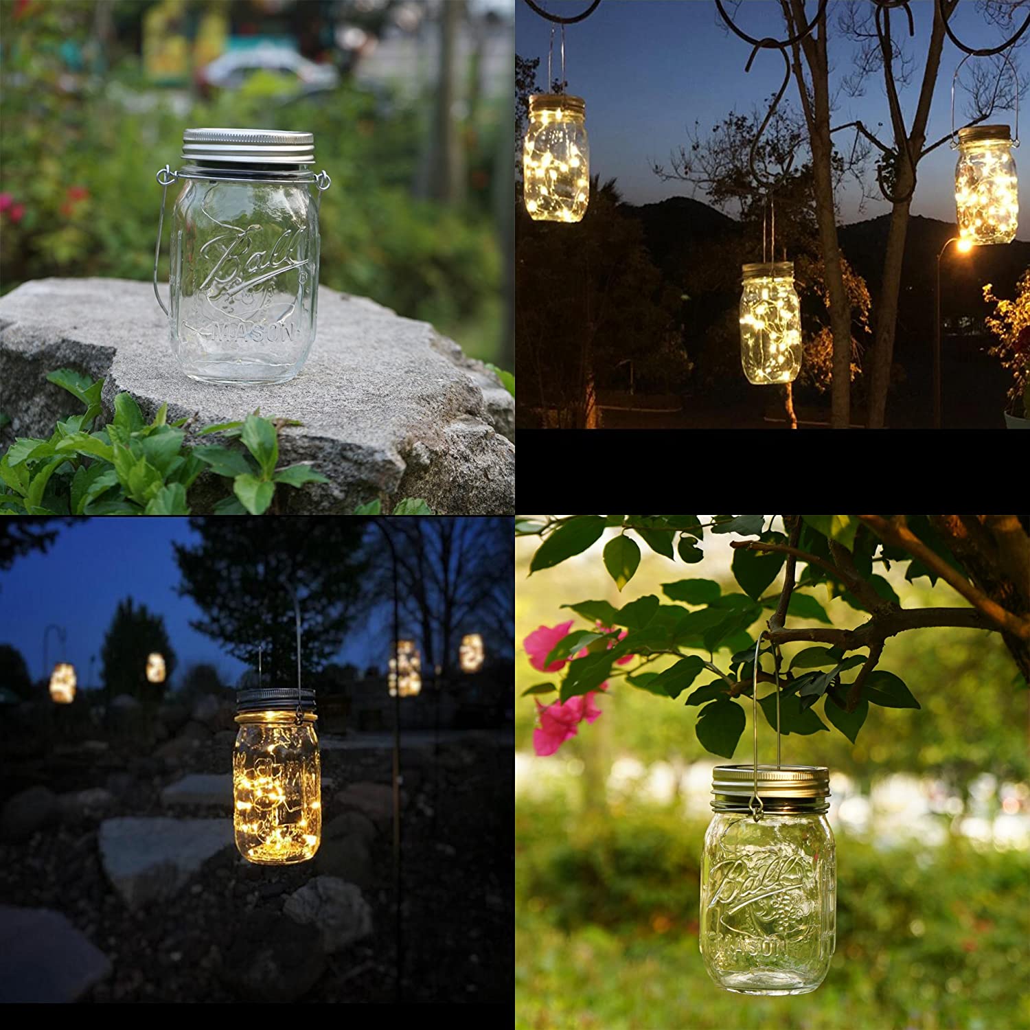 Solar Jar Lights | Glass Hanging Jar Lights – Solar For Nature
