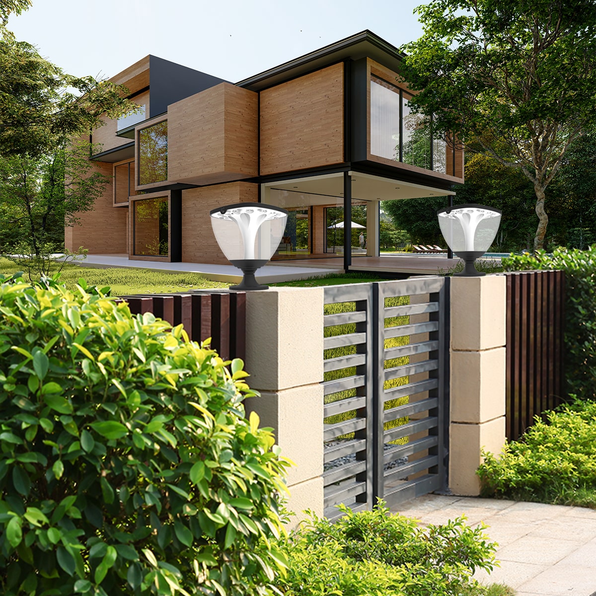 Pillar Lights | Outdoor Modern Pillar Lights - Solar For Nature