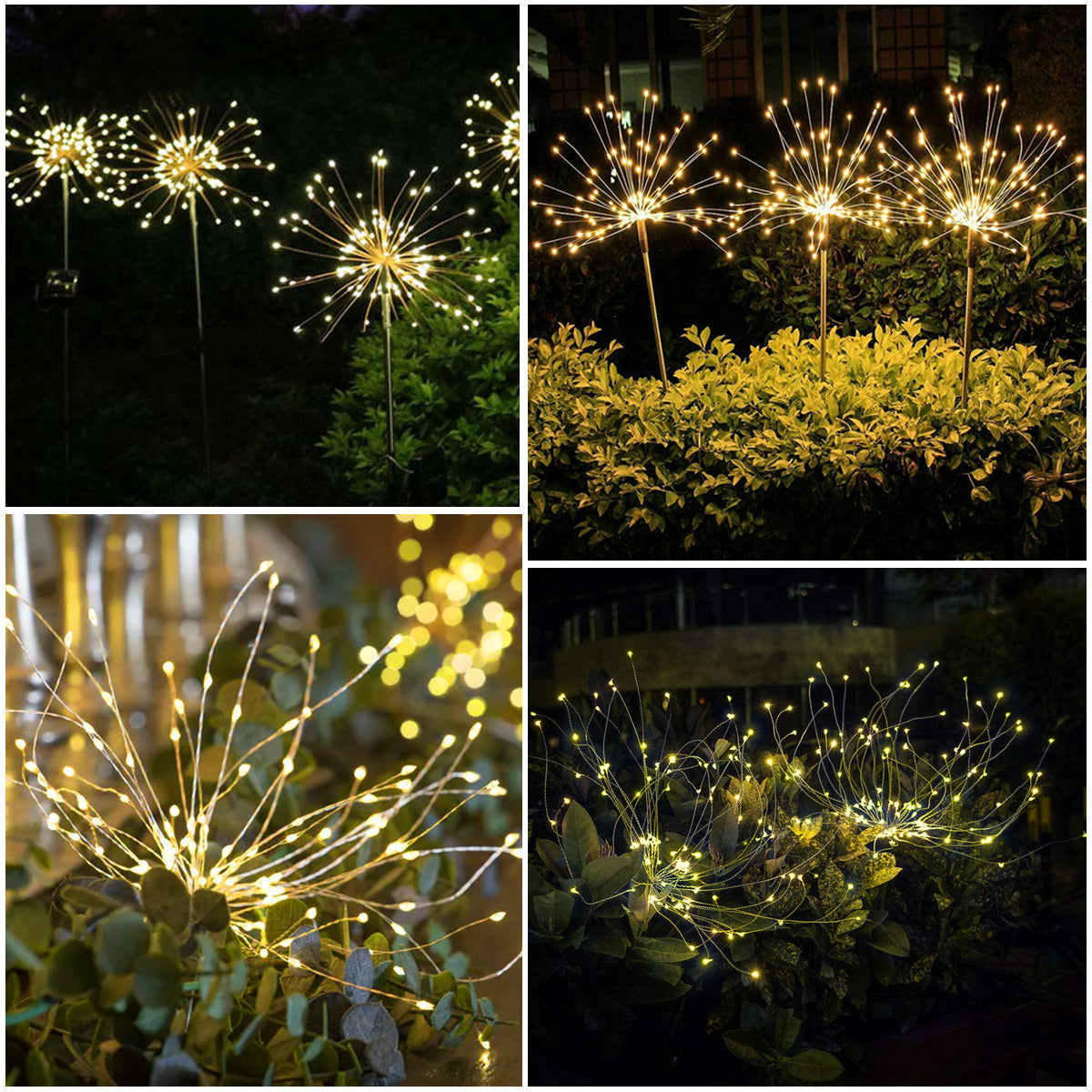 Solar Yellow Light Flower 90 Led - Epyz – Solar For Nature