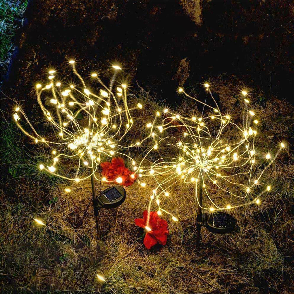 Solar Yellow Light Flower 90 Led - Epyz – Solar For Nature