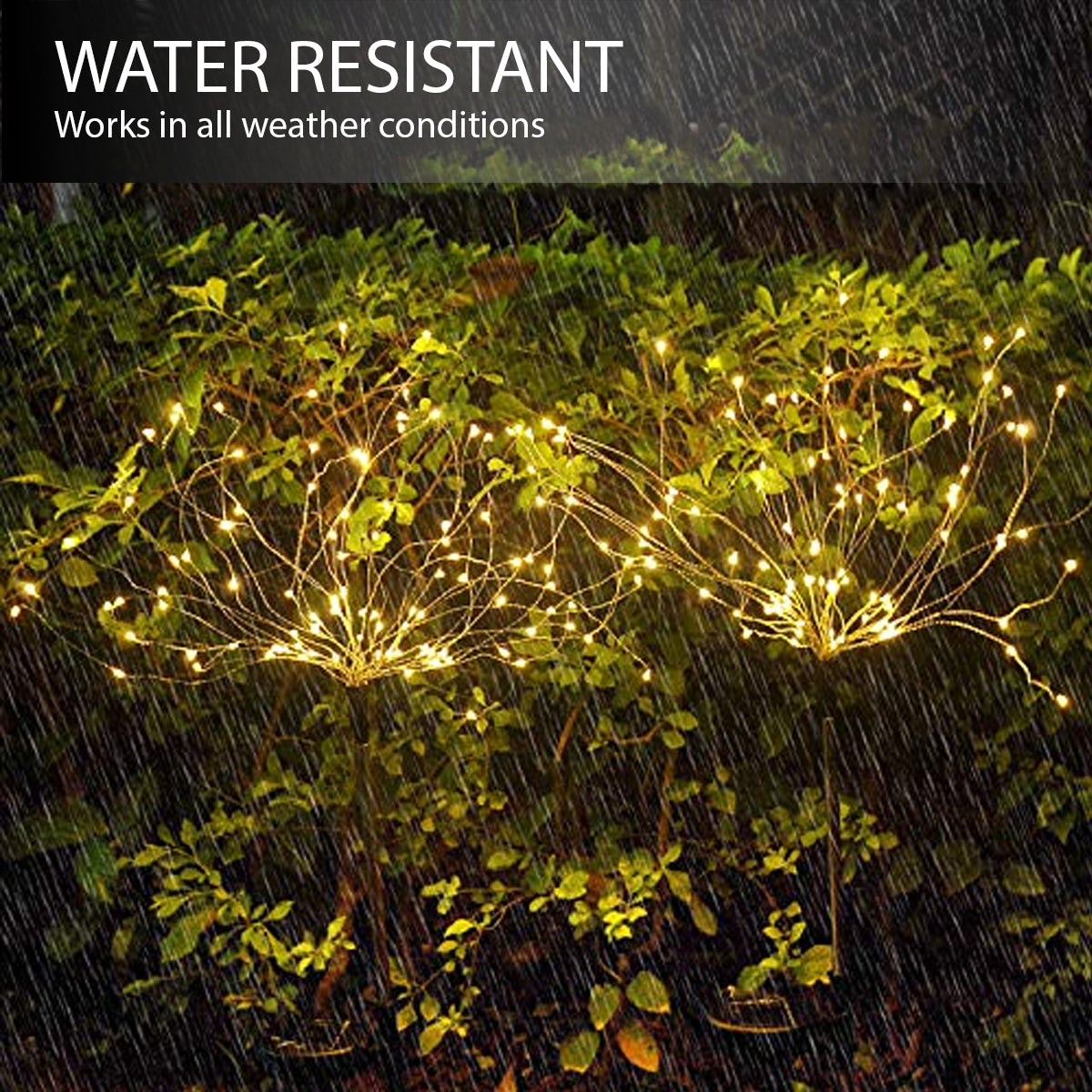 Solar Yellow Light Flower 90 Led - Epyz – Solar For Nature