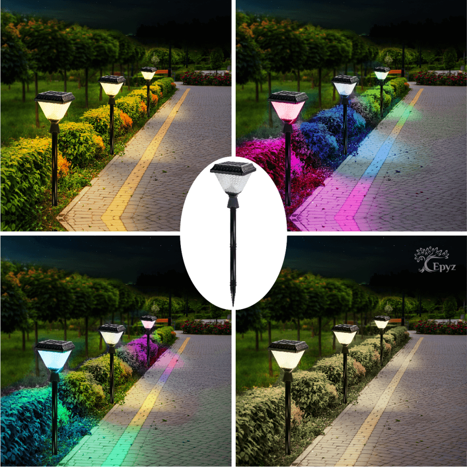 Led pillar lights outdoor - Solar For Nature