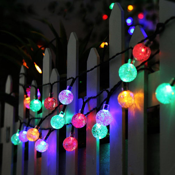 Solar Crystal Ball Light - String Multicolour Light